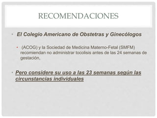 Tocoliticos | PPTX