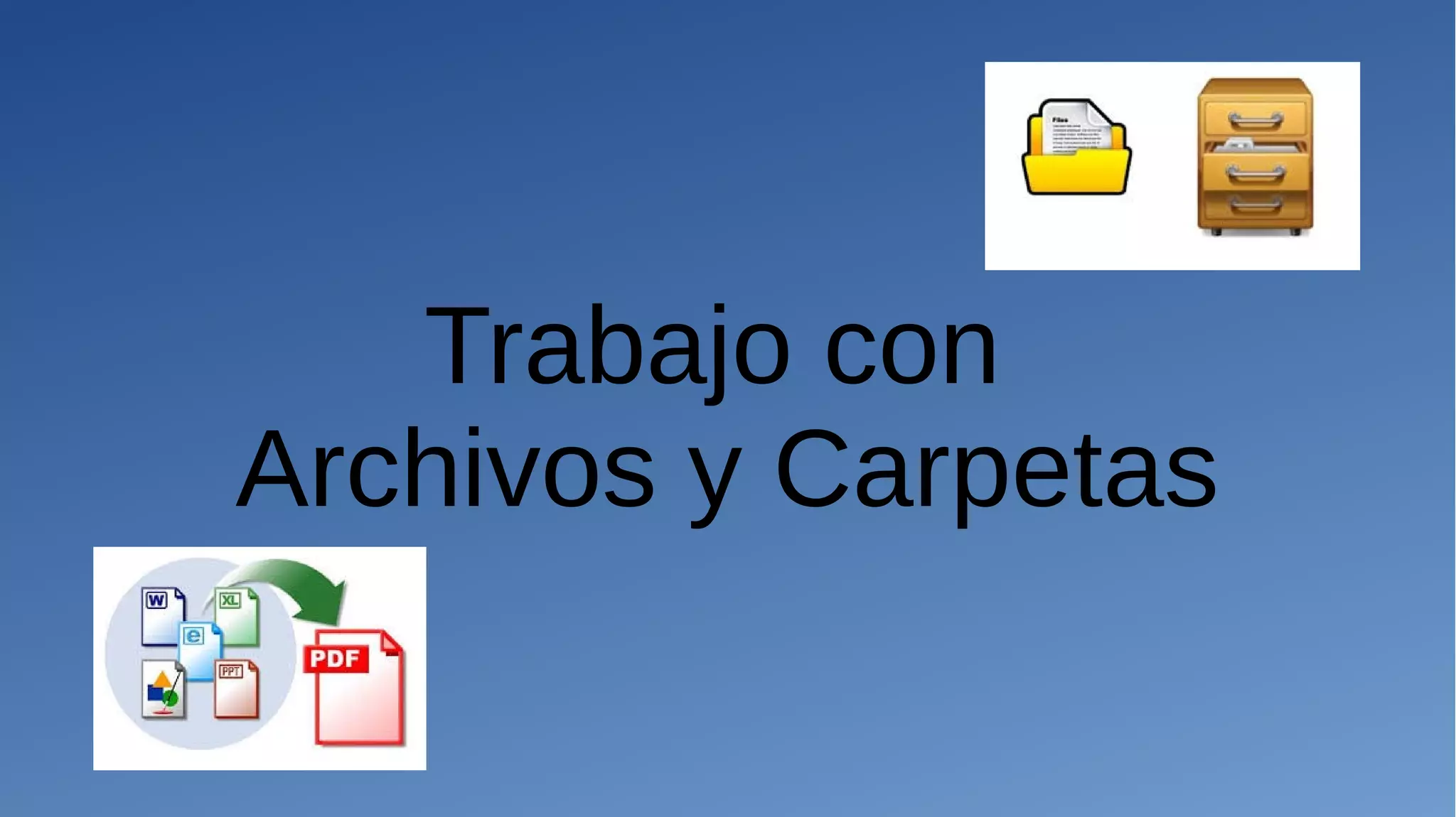 Archivos y carpetas | ODP