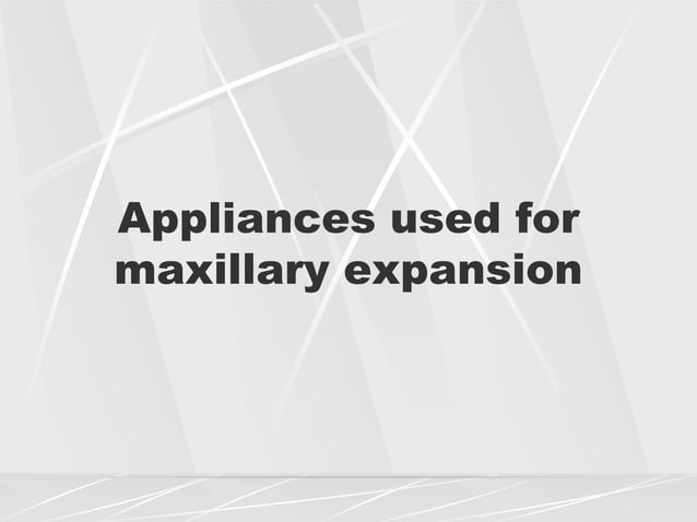 Arch lengthening and expansion.ppt