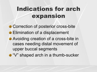 Arch lengthening and expansion.ppt