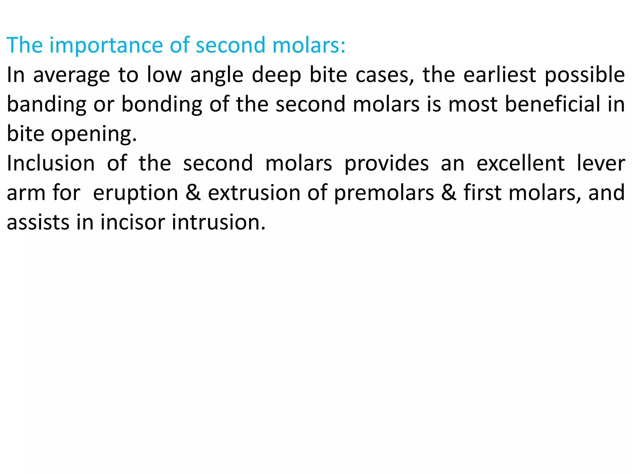 Arch leveling & overbite control | PPTX