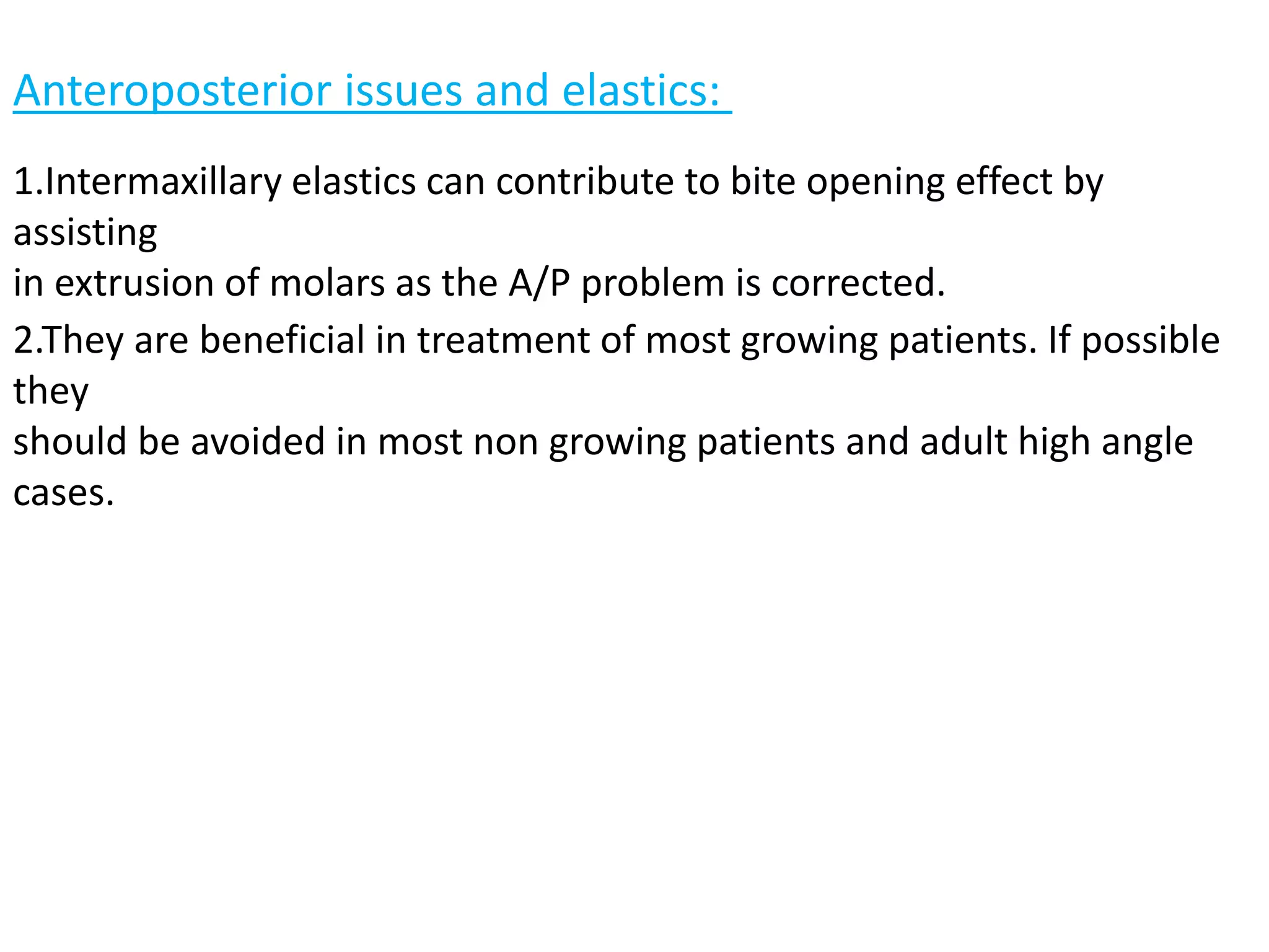 Arch leveling & overbite control | PPTX