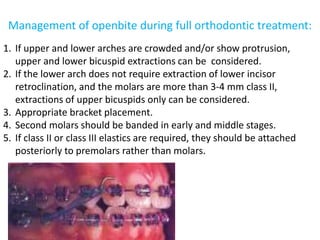 Arch leveling & overbite control | PPTX