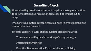 Arch linux | PPTX