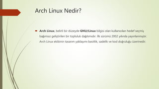 Arch Linux | PPT