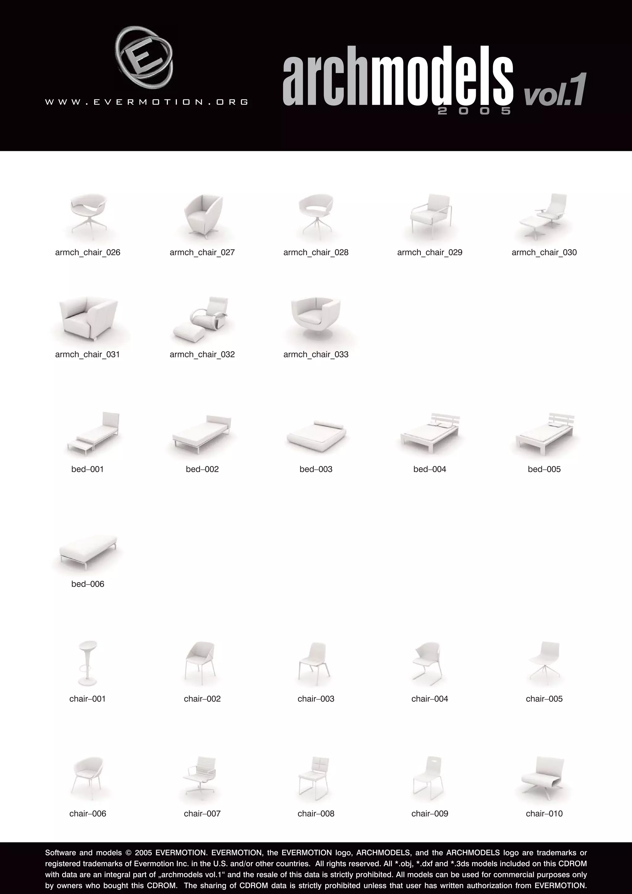 Evermotion Archmodels Vol1 | PDF