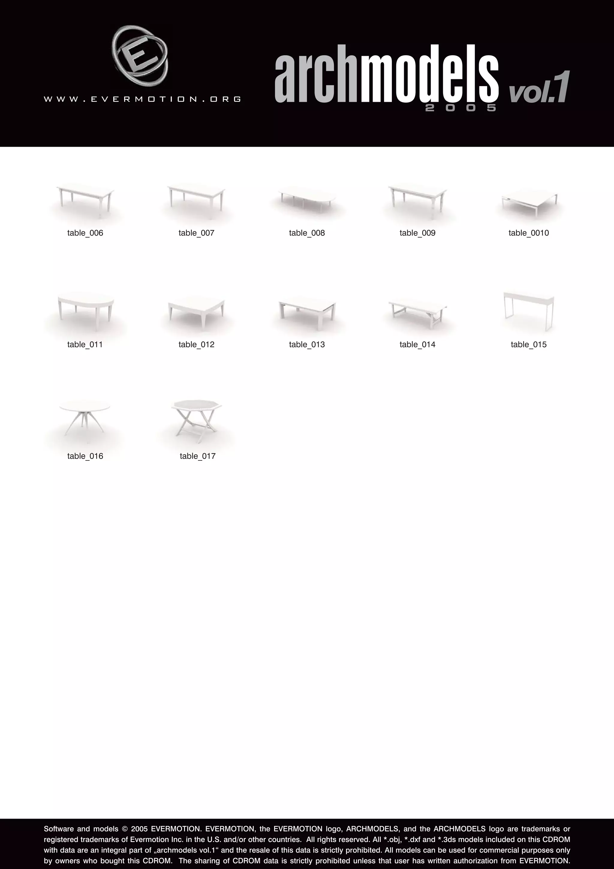 Evermotion Archmodels Vol1 | PDF