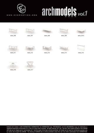 Evermotion Archmodels Vol1 | PDF | Graphics Software | Computer ...