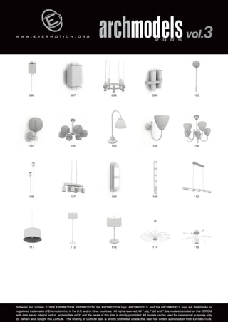 Archmodels vol3 | PDF