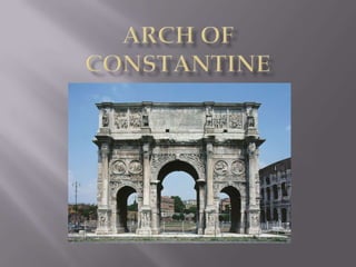 Arch of Constantine ppt | PPTX