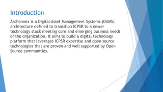 Archonnex at ICPSR | PPT