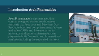 Arch pharmalabs | PPTX
