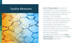 Arch pharmalabs | PPTX