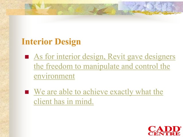 Arch PPT revit.pptx | Computer Software and Applications | Computing