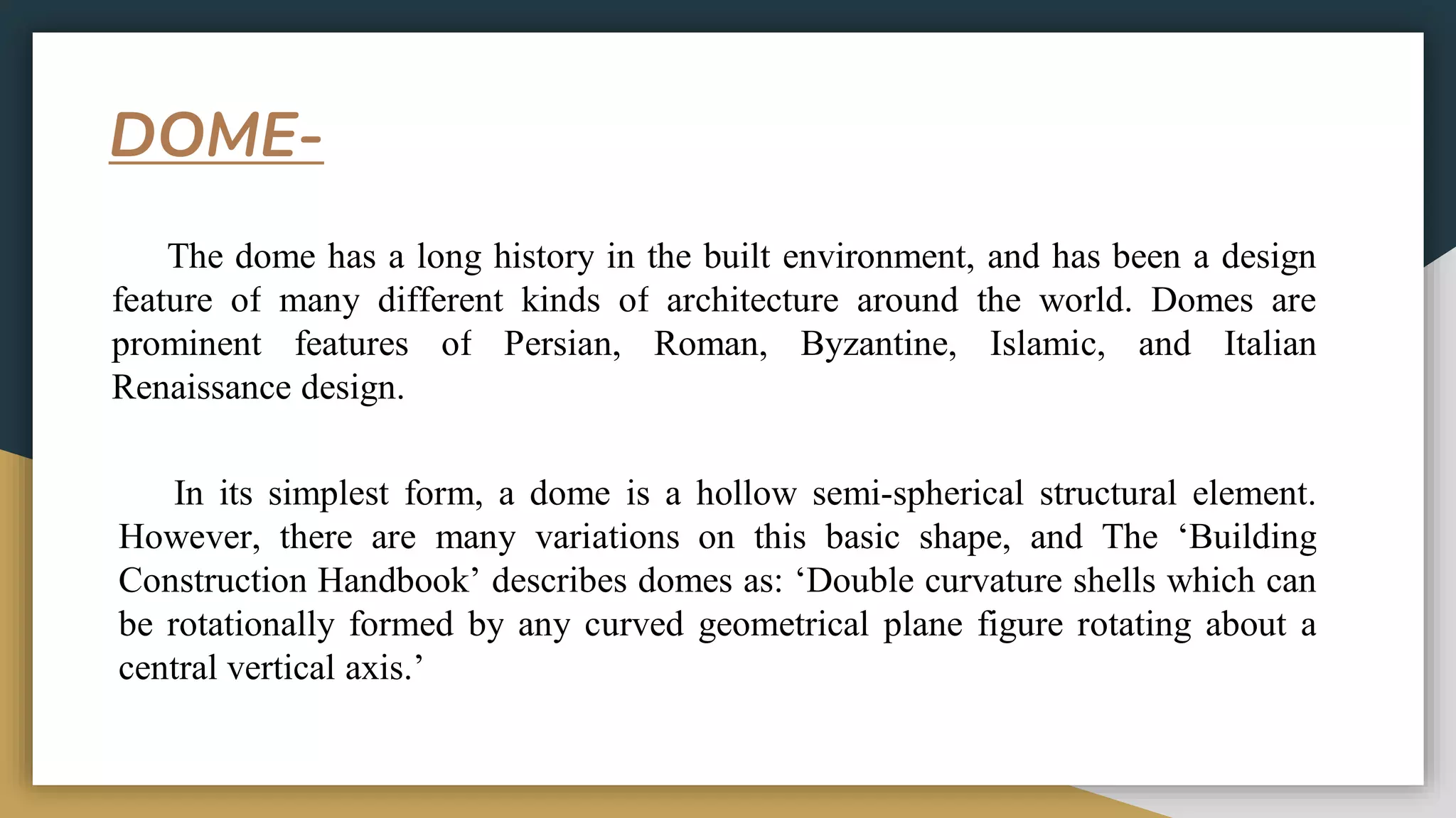 ARCHS , VAULTS AND DOMES | PDF
