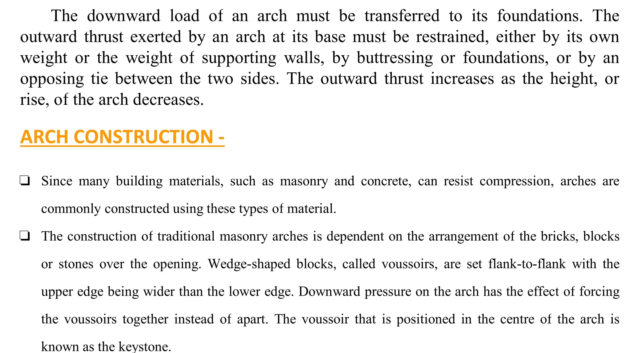 ARCHS , VAULTS AND DOMES | PDF