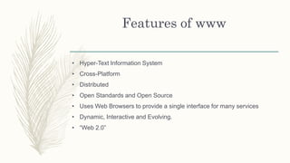 Archtecture of world wide web | PPTX