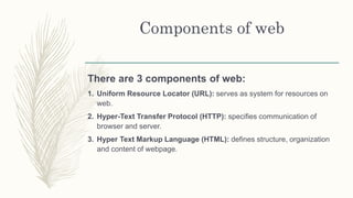 Archtecture of world wide web | PPTX