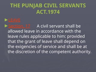 The revised leaves rules 1981........... | PPTX