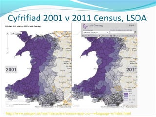 Archwilio data am y Gymraeg /Examining Welsh language data | PPT