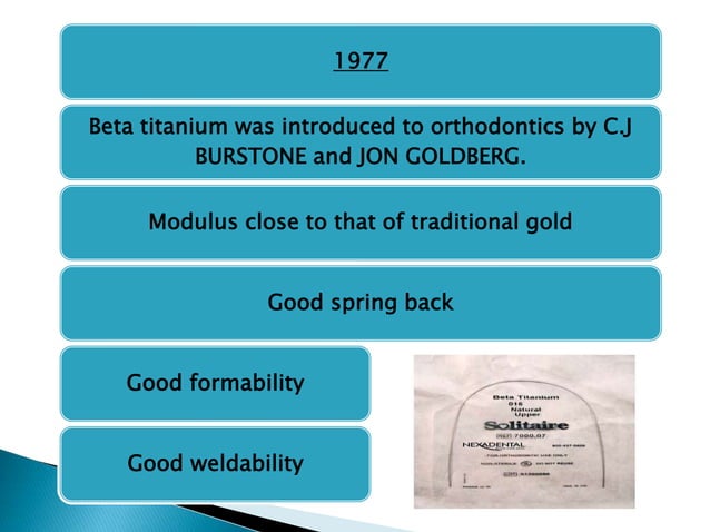 Archwires in orthodontics | PPTX