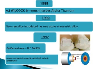 Archwires in orthodontics | PPTX
