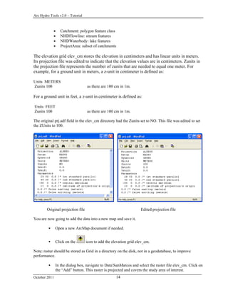 Arc hydro tools 2.0 tutorial | PDF