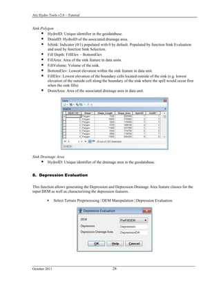 Arc hydro tools 2.0 tutorial | PDF