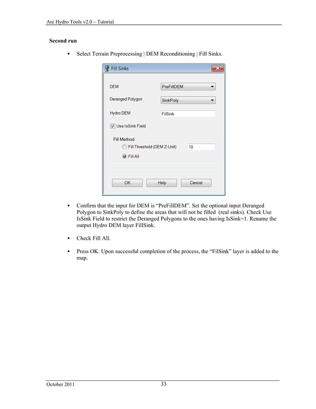 Arc hydro tools 2.0 tutorial | PDF | Geography | Science