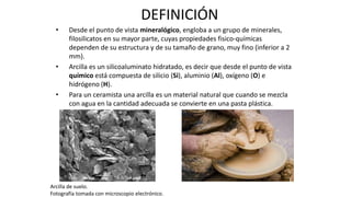 Arcillas y tipos de ellas | PDF