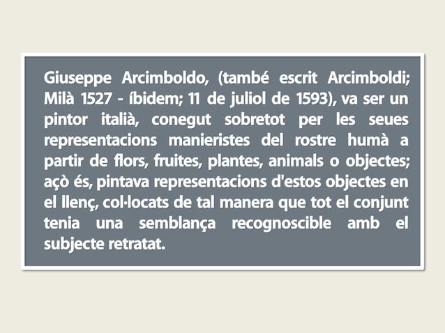Arcimboldo | PDF