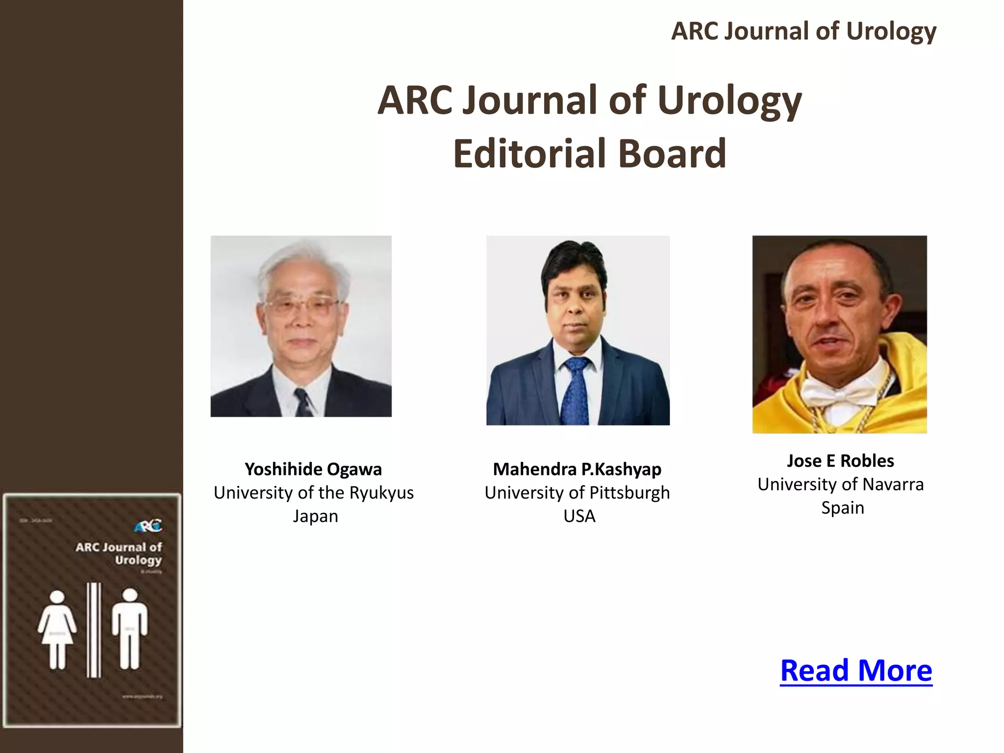 ARC Journal of Urology - ARC Journals | PPT