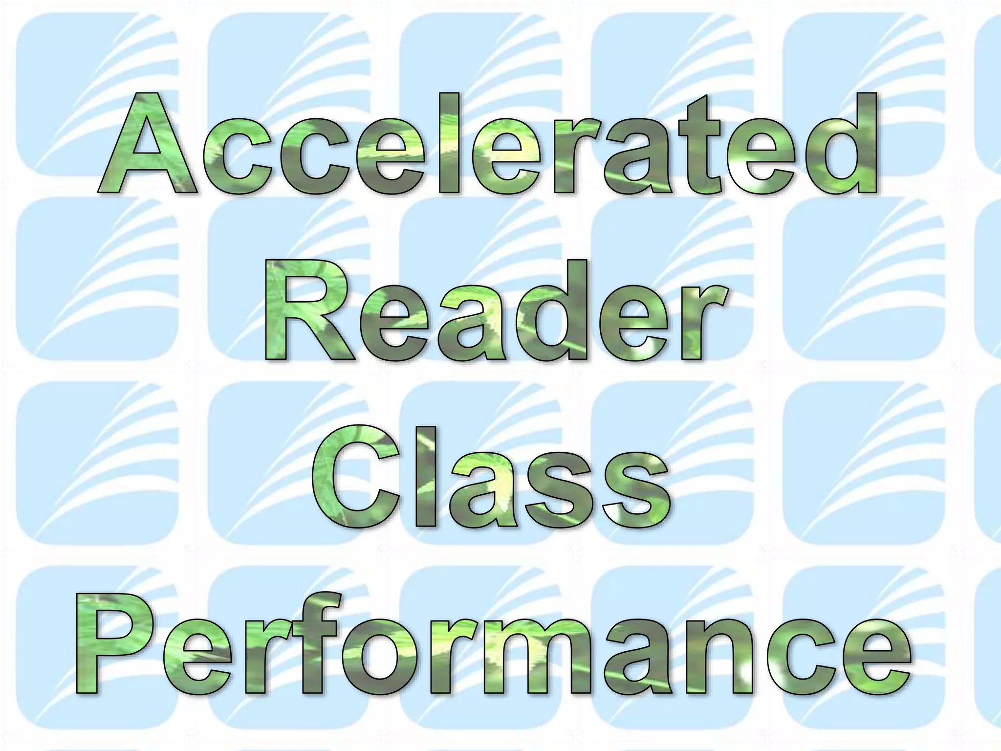 Ar class performance w/c 8.12.14
