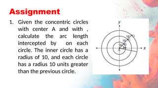 Arc Length, Area of A sector and solving Problems in Real Life ...