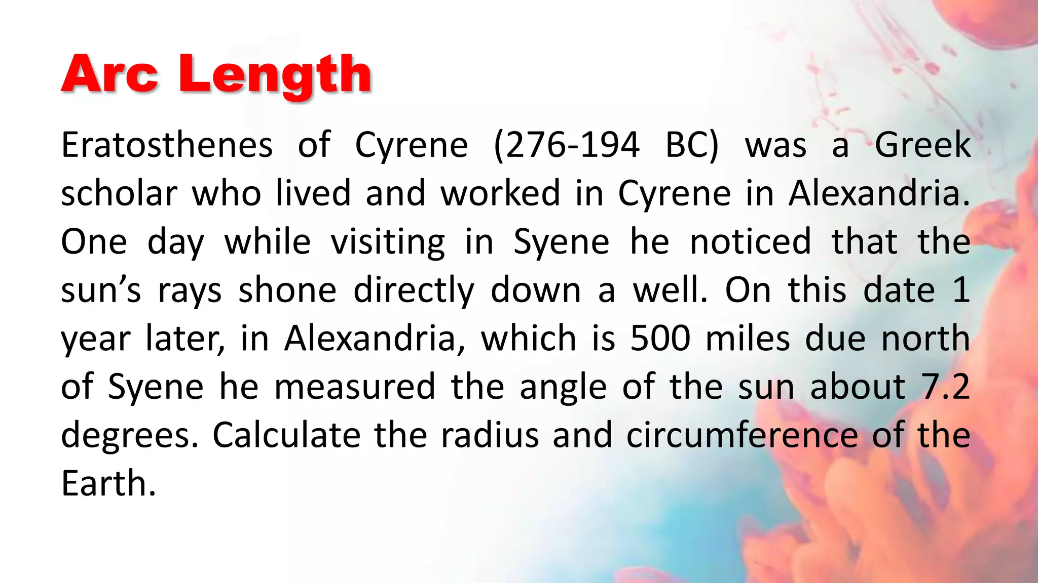 Arc Length & Area of a Sector.pptx