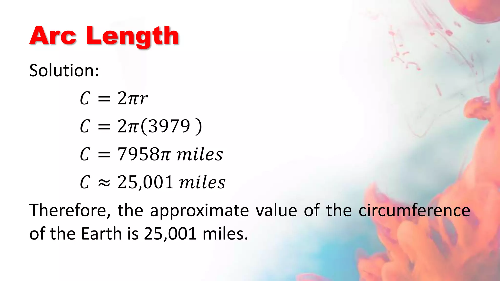 Arc Length & Area of a Sector.pptx