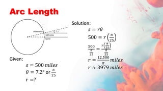 Arc Length & Area of a Sector.pptx