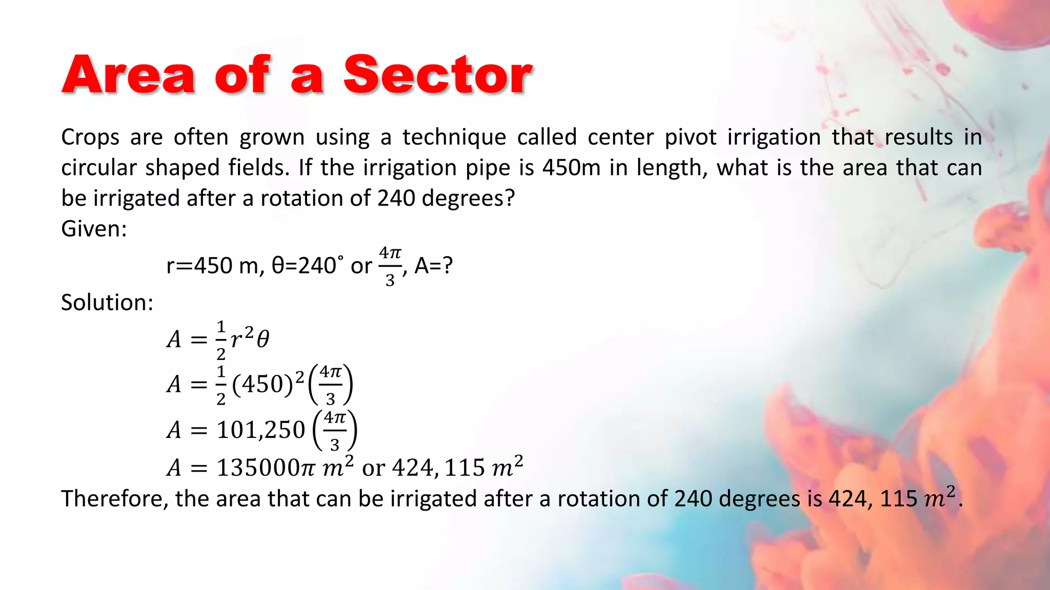 Arc Length & Area of a Sector.pptx