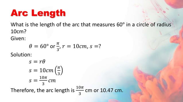 Arc Length & Area of a Sector.pptx