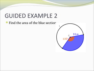 Arc lengths and areas | PPT