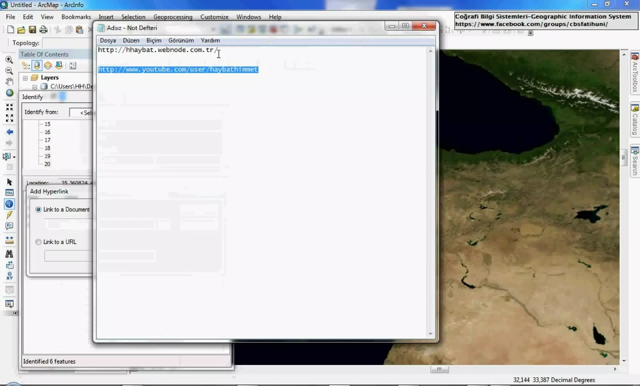 Arc map arcscene gis arcgis 10 hyperlink | PDF