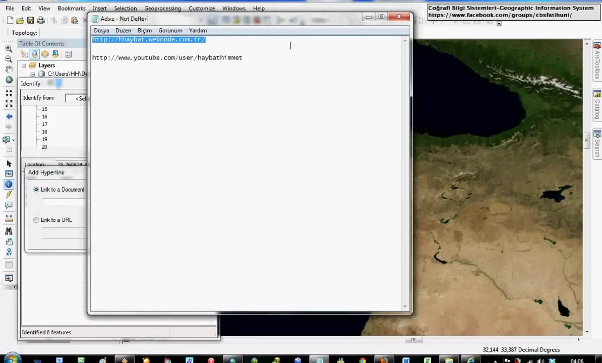 Arc map arcscene gis arcgis 10 hyperlink | PDF