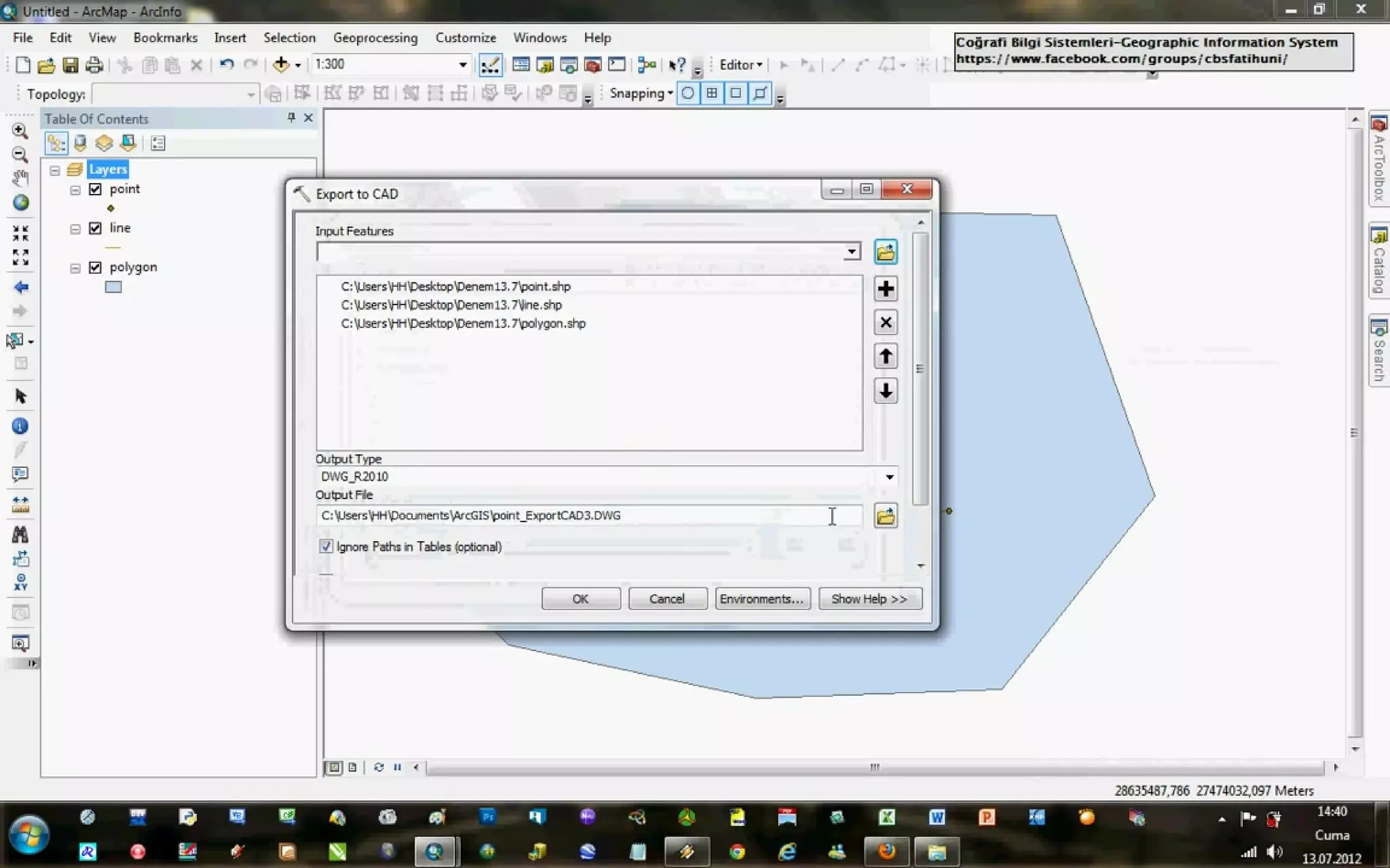 Arc map arcscene gis shp to cad cad to shp arc gis 10 | PDF | Geography ...