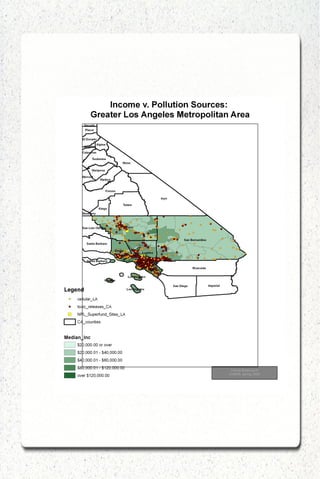 ESRI ArcMap Project | PPT | Geography | Science