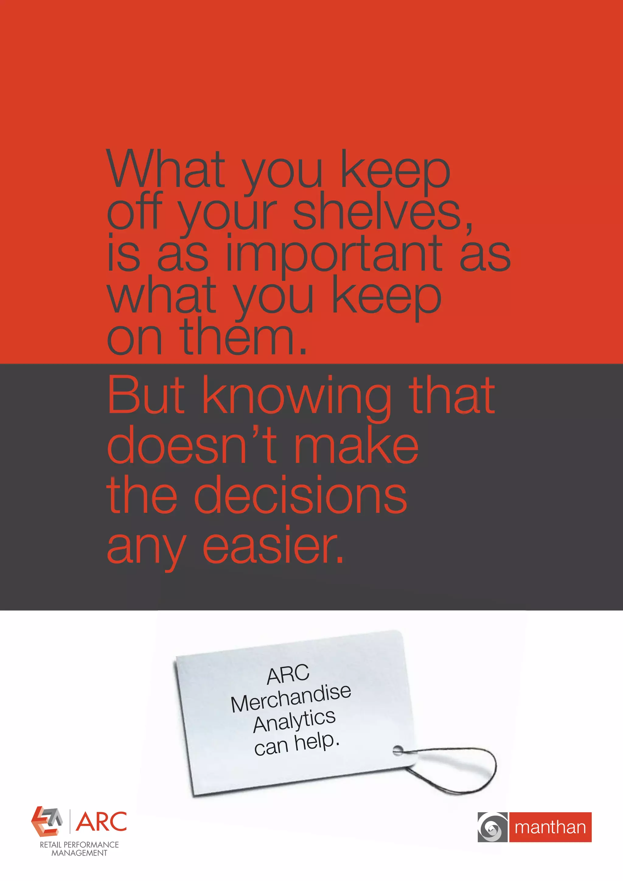 ARC Merchandise Analytics Brochure | PDF