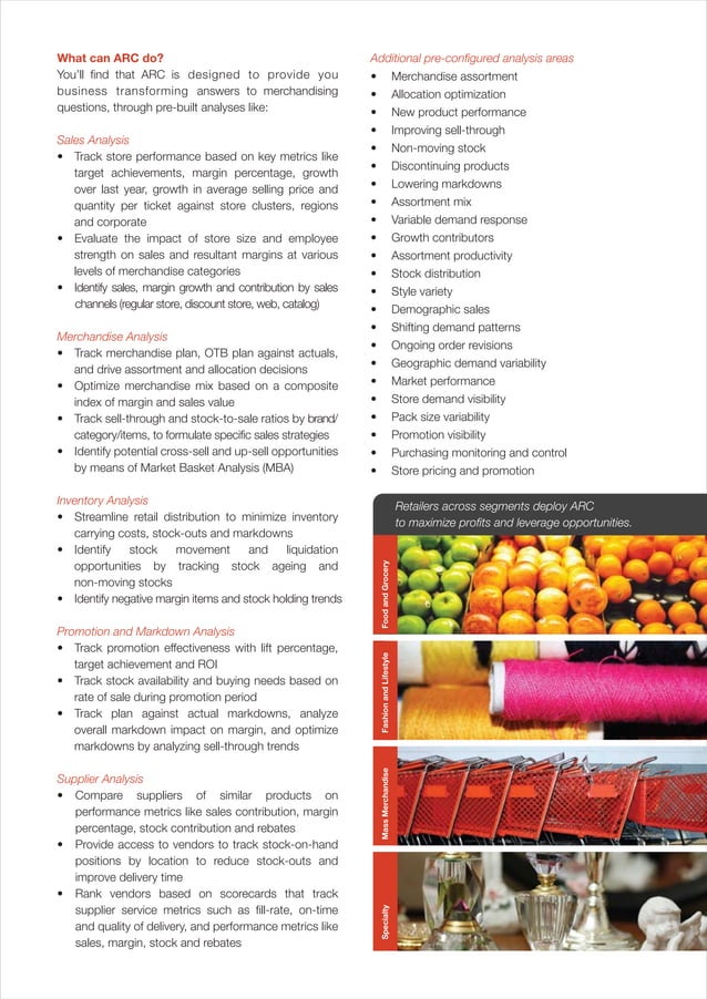 ARC Merchandise Analytics Brochure | PDF