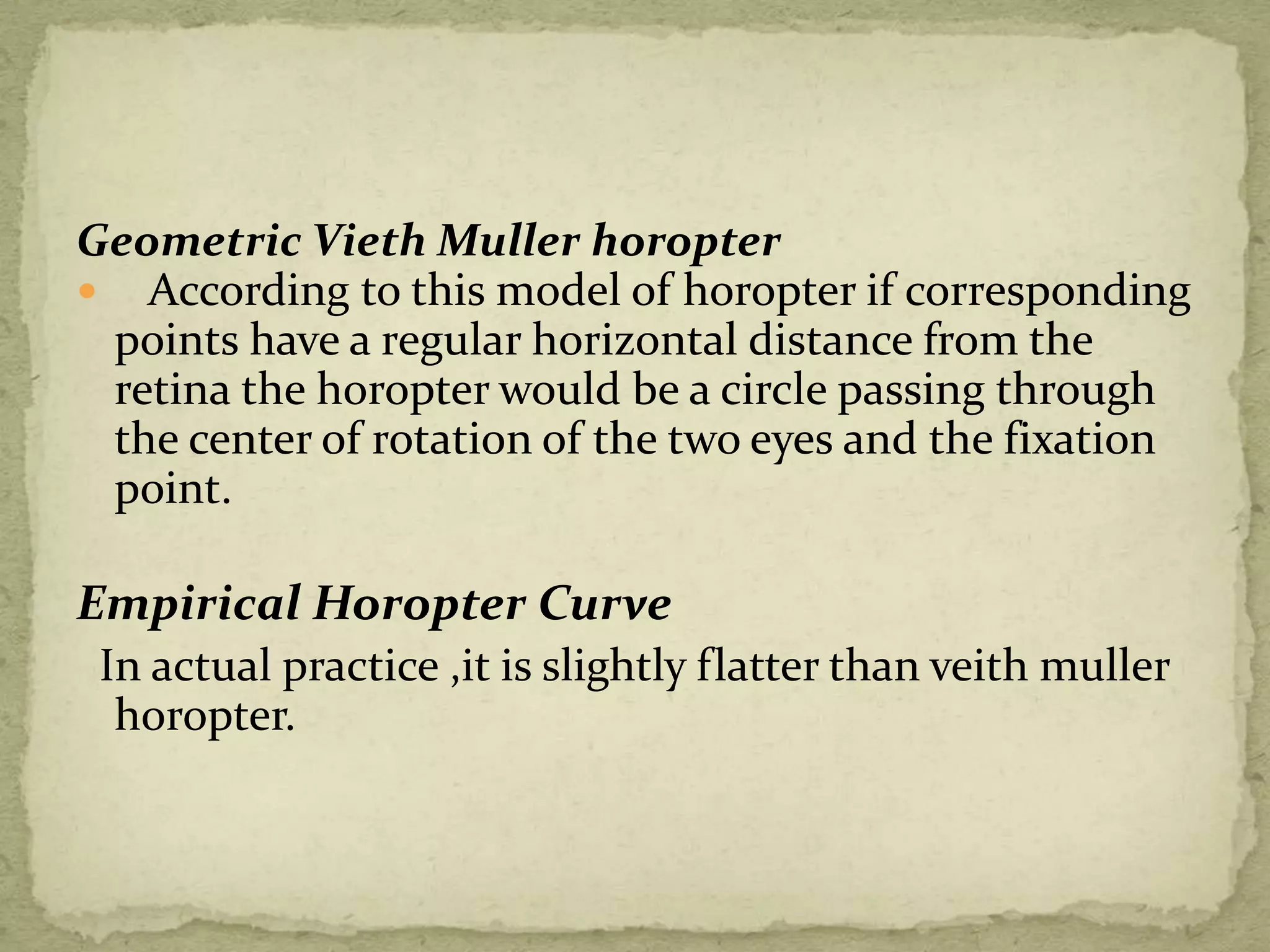 ARC: abnormal retinal correspondence, eccentric fixation | PPTX