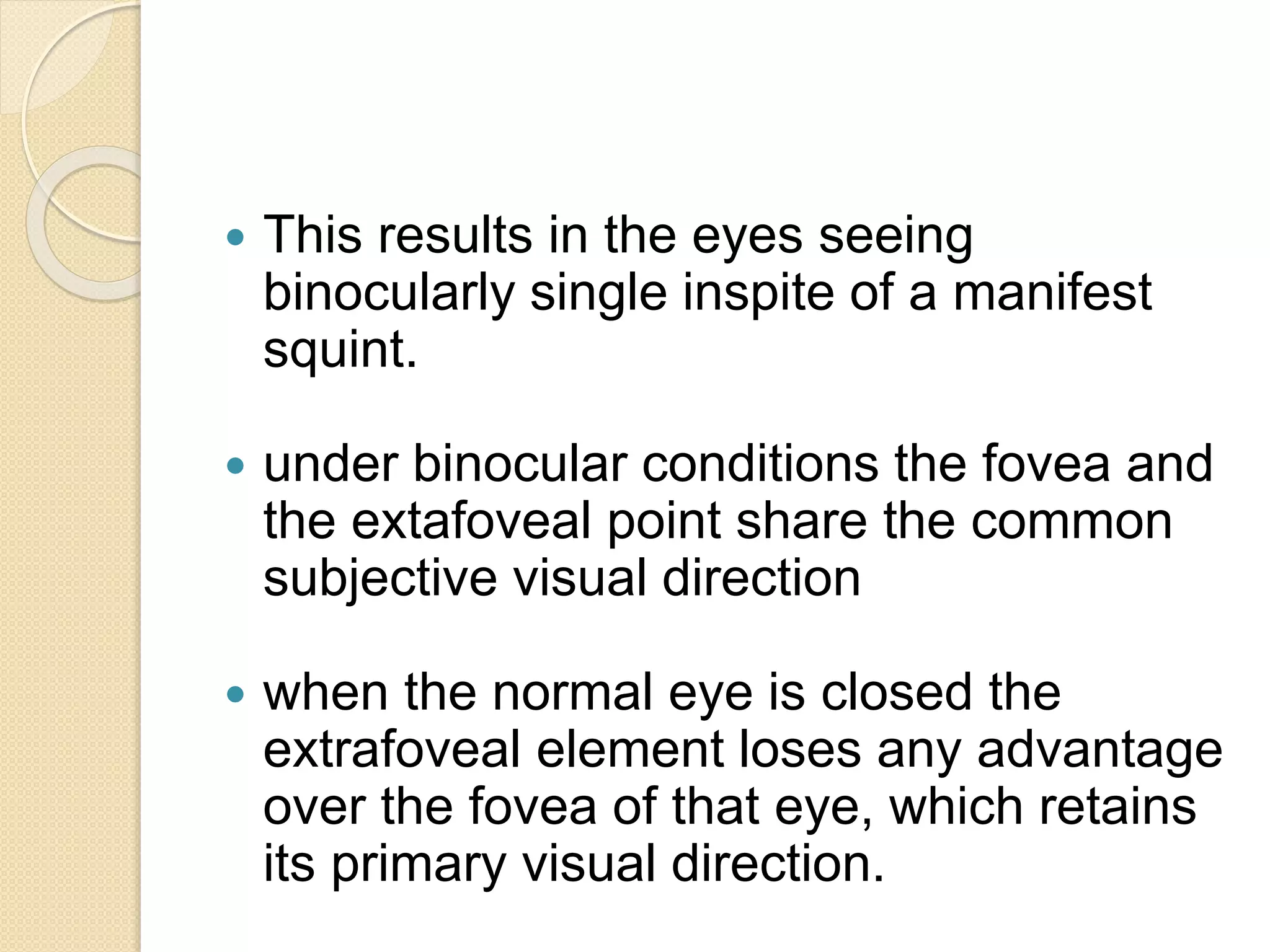 anomalous retinal correspondence | PPTX | Eye and Vision Conditions ...