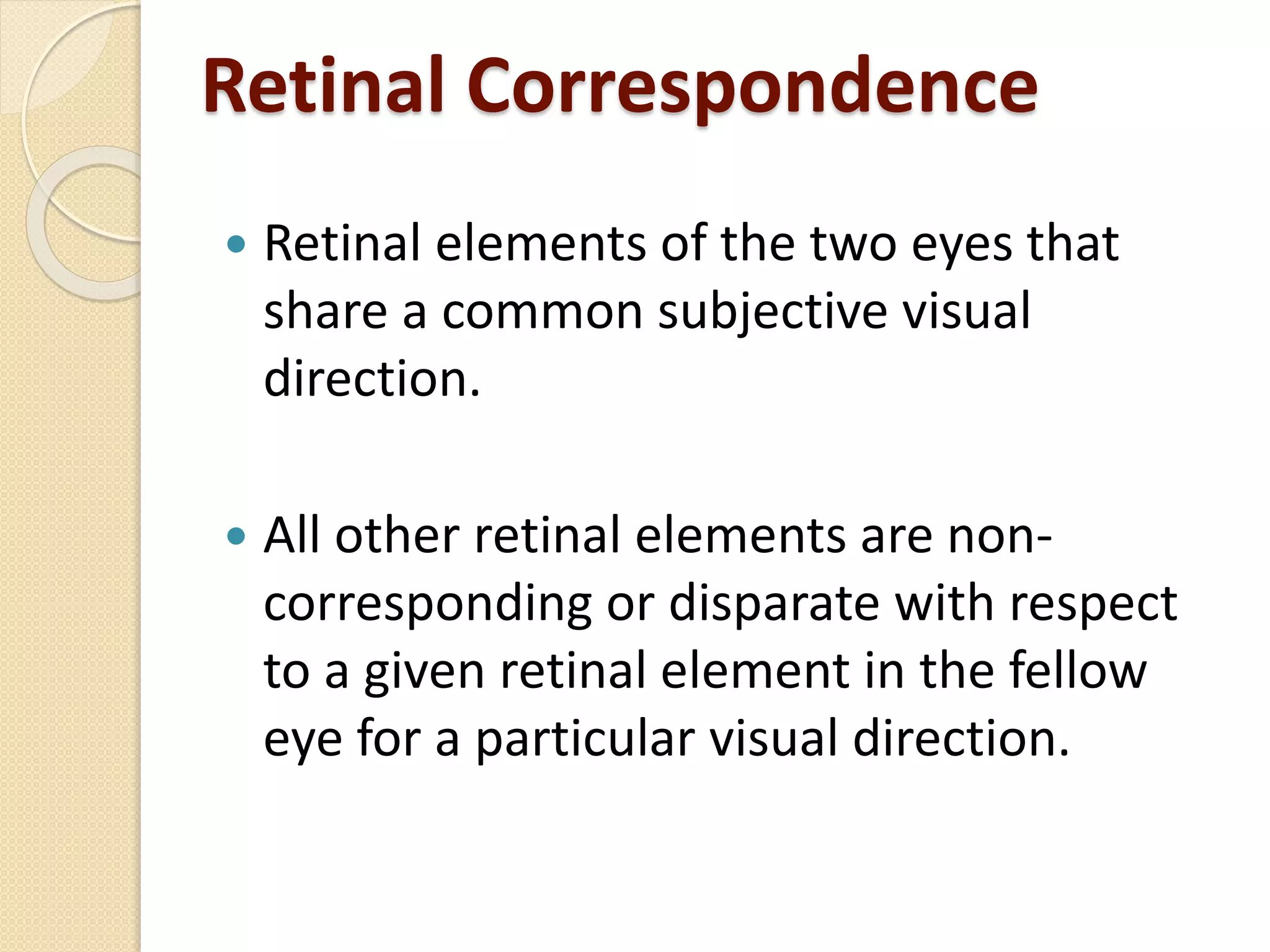 anomalous retinal correspondence | PPTX