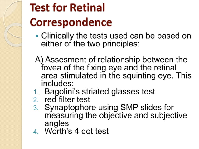 anomalous retinal correspondence | PPTX | Eye and Vision Conditions ...